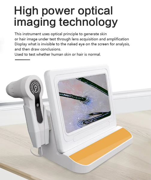 Portable Skin Analyzer With 50X And 200X Magnification, Hair And Scalp ...